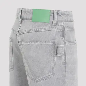 Bottega Veneta Washed Flared Leg Jeans - Light Gray