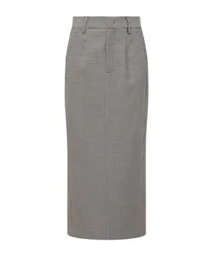 THE SEAFARER Houndstooth Pencil Skirt