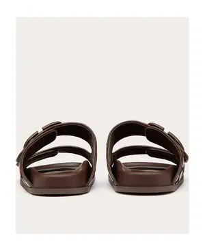 Valentino Garavani Vlogo Toile Iconographe Open Toe Sandals