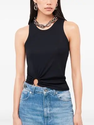 Rabanne Signature Piercing Tank Top - Black