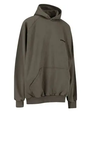 Balenciaga Logo Printed Long-sleeved Hoodie - No