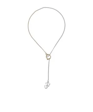 J.W.ANDERSON Jw Anderson Anchor Pendant Chain Necklace - Gray