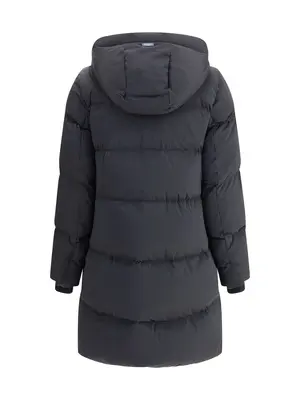 Woolrich Kelly Down Jacket With Hood - Black