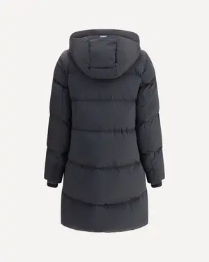 Woolrich Kelly Down Jacket With Hood - Black