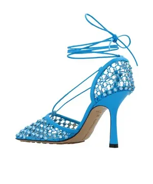 Bottega Veneta Sparkle Stretch Sandals