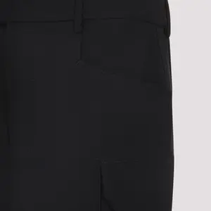 Rick Owens Cargo Pocket Wool Skirt