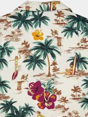 Miu Miu Graphic Printed Short Sleeve Shirt - No