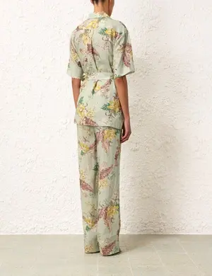 Zimmermann Floral Wide-leg Trousers