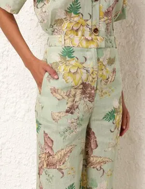 Zimmermann Floral Wide-leg Trousers