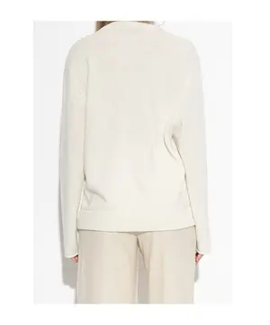 IRO PARIS V-neck Knitwear With Long Sleeves And Ribbed Details