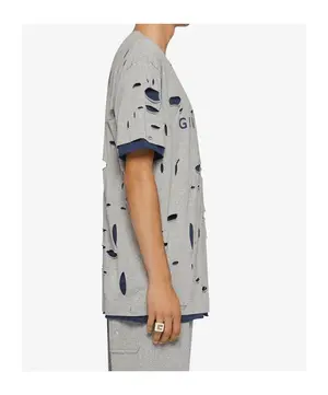 Givenchy Distressed Crewneck T-shirt