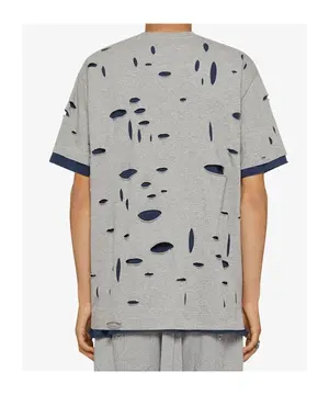 Givenchy Distressed Crewneck T-shirt