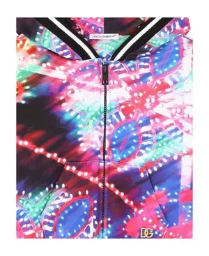 Dolce & Gabbana Printed Zip-up Hoodie