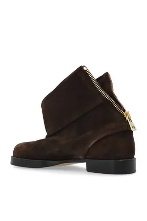 J.W.ANDERSON Round Toe Zip Up Ankle Boots