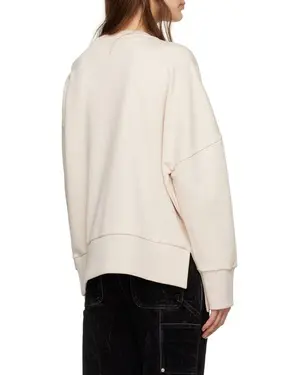 Stella McCartney Falabella Chain Detail Crewneck Sweater - Nude