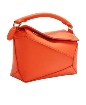 Loewe Mini Puzzle Top Handle Bag - Orange