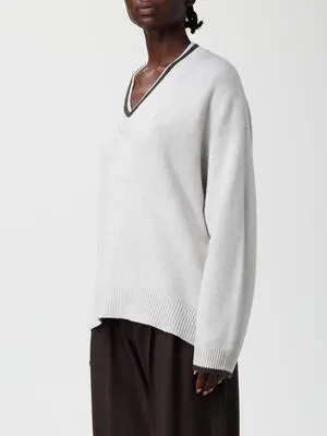 Brunello Cucinelli V-neck Long-sleeved Jumper