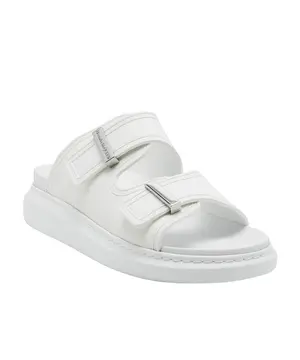 Alexander McQueen Hybrid Slides With Silver Hardware - Ivory