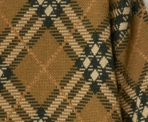Burberry Checked Knitted Crewneck Jumper