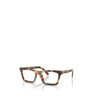 Miu Miu Tortoiseshell Square Frame Eyeglasses - Multicolor