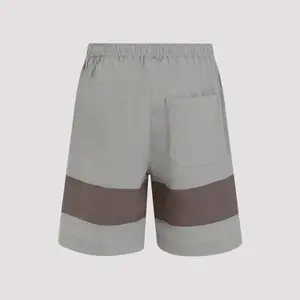 CRAIG GREEN Panelled Elasticated Waistband Shorts - Gray