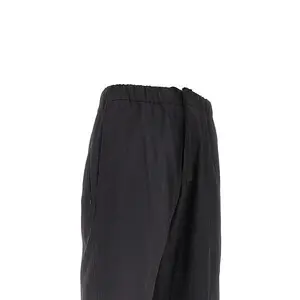 Herno Elasticated-waist Trousers - Black