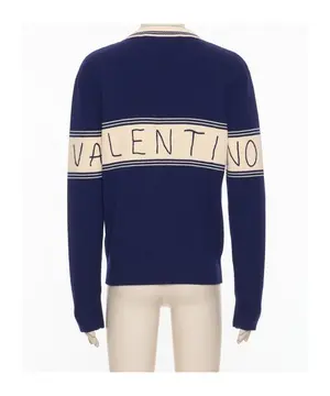 Valentino Garavani V-neck Jumper With Chez Jacquard Pattern