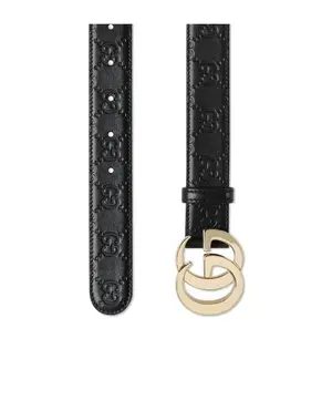 Gucci Gg Milano Belt With Double G Buckle