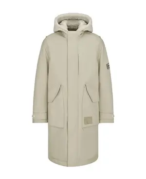Dior Hooded Parka With Removable Sheepskin Hood