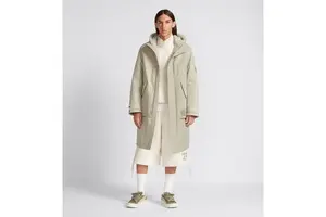 Dior Hooded Parka With Removable Sheepskin Hood
