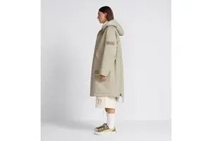 Dior Hooded Parka With Removable Sheepskin Hood