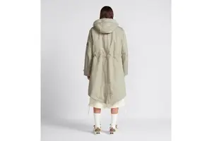 Dior Hooded Parka With Removable Sheepskin Hood