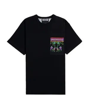 Versace T-shirt With Round Neck And Short Sleeves