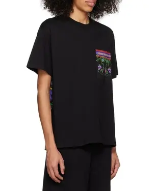Versace T-shirt With Round Neck And Short Sleeves