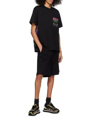Versace T-shirt With Round Neck And Short Sleeves