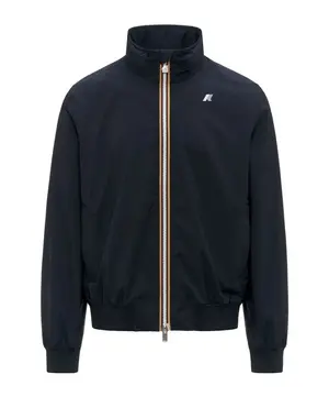 K-WAY Arsene Stretch Dot Jacket - Blue Depth