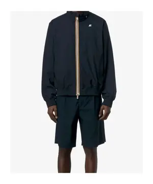 K-WAY Arsene Stretch Dot Jacket - Blue Depth