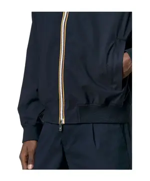 K-WAY Arsene Stretch Dot Jacket - Blue Depth