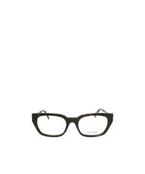 Saint Laurent Logo Eyeglasses - Black