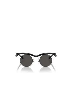 Prada Round Frame Sunglasses - Black