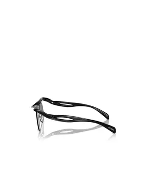 Prada Round Frame Sunglasses - Black