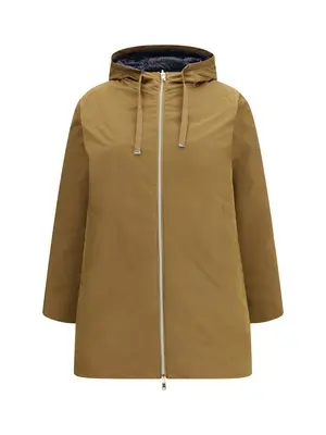 Herno Zip-up Reversible Hooded Coat