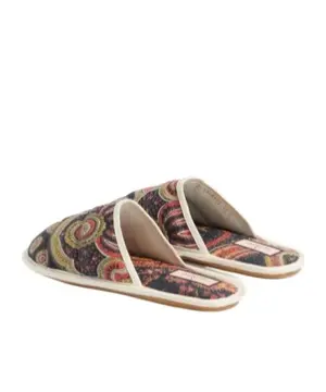 Valentino Garavani All-over Patterned Slip-on Slides - Multicolor/ivory