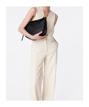 Vanessa Bruno Large Curved Shoulder Bag