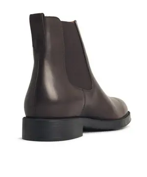 TOD'S Round Toe Chelsea Boots - Brown