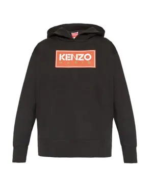 Kenzo Logo Embroidered Oversized Hoodie