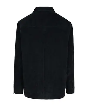 Dolce & Gabbana Dolce Gabbana Logo Plaque Velvet Shirt