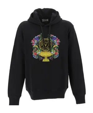 Versace Jeans Couture Drawstring Sweatshirts Hoodies For Men