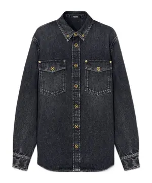 Versace Button-up Denim Shirt