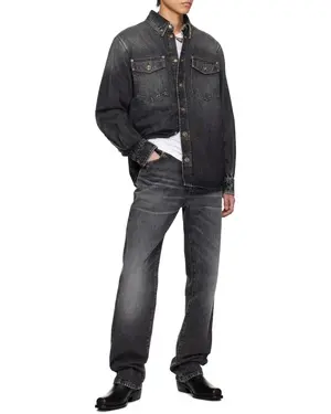 Versace Button-up Denim Shirt
